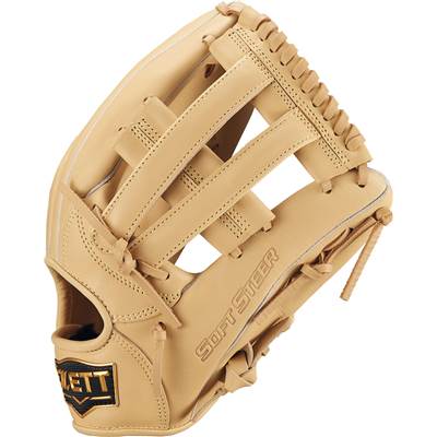 ゼット 一般軟式グローブ オールラウンド用 ソフトステア 右投げ 軟式野球 パステルブラウン BRGB35540-3200-LH