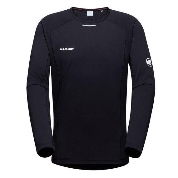マムート エナジー ファーストレイヤー ロングスリーブ アジアンフィット メンズ 長袖 シャツ ブラック 1016-01350-0001
