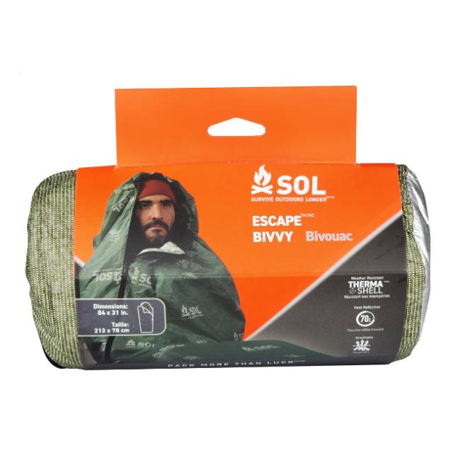 SOL エスオーエル ニューエスケープヴィヴィ ODグリーン ビバークサック 14090