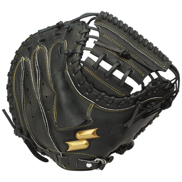 エスエスケイ 少年軟式 キャッチャーミット 右投げ ブラック ウインドリーム 少年野球ミット ジュニア 小学生 WJM124-90-L