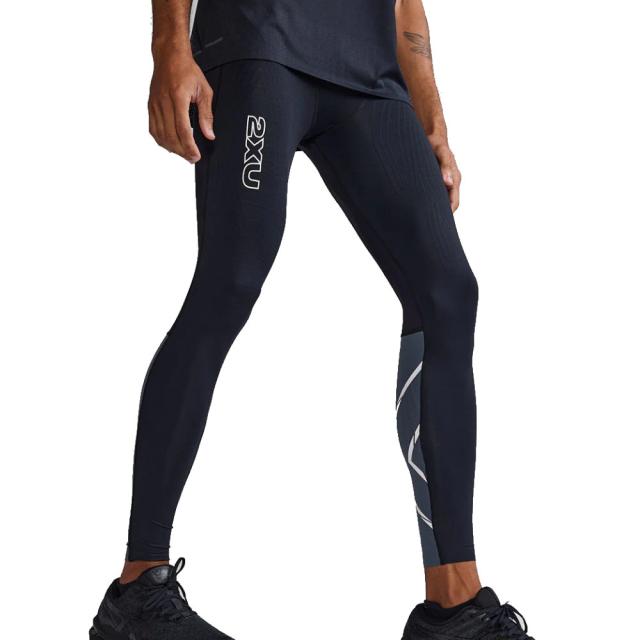2XU ライトスピード リアクト コンプレッションタイツ メンズ ツータイムズユー MA7049B-BLKWRF