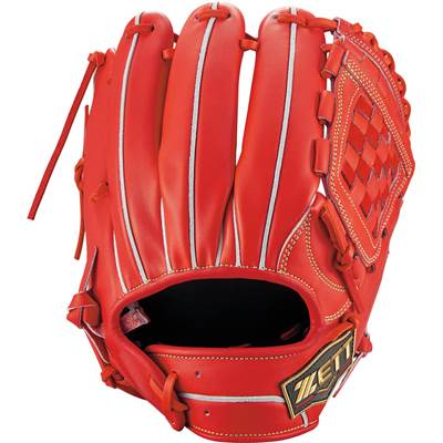 ゼット 硬式グローブ プロステイタス 2201SE 二塁・遊撃手用 右投げ 硬式野球 ディープオレンジ BPROG56S-5800-LH