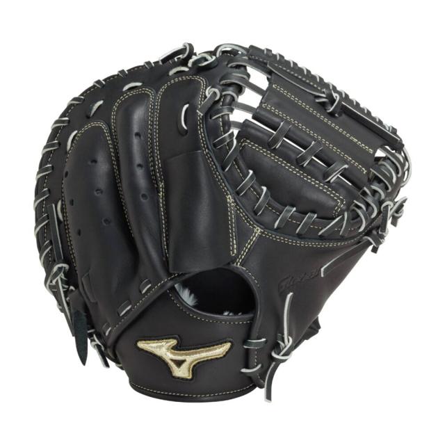 ミズノ 一般軟式 キャッチャーミット グローバルエリート 號SAKEBI 右投げ M-R型 ブラック 軟式野球 1AJCR32510-09