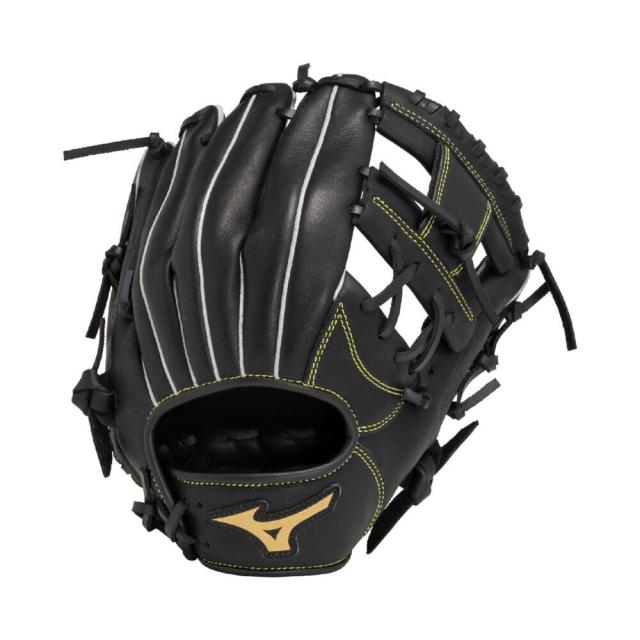 2025年秋新作 ミズノ 一般軟式グローブ オールラウンド用 右投げ ボールパーク ブラック 軟式野球 大人 1AJGR33900-09