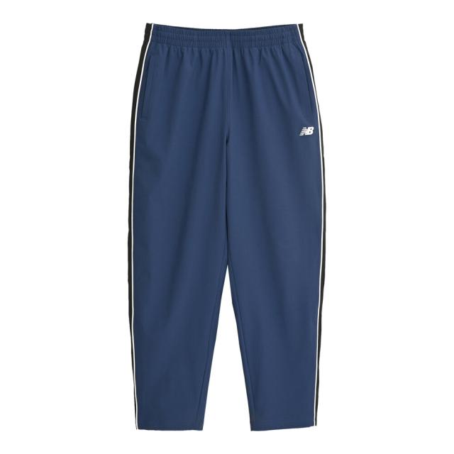 ニューバランス ウーブントラックパンツ 裏トリコット起毛 メンズ ネイビー AMP53174-NNY