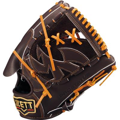 ゼット 一般軟式グラブ プロステイタス 22 投手用 右投げ 軟式野球グローブ ブラウン/オークブラウン BRGB30241G-3736-LH