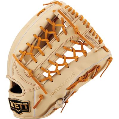 ゼット 一般軟式グラブ ネオステイタス 外野手用 右投げ 軟式野球グローブ パステルブラウン/オークブラウン BRGB31527N-3236-LH