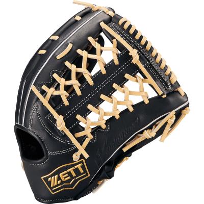ゼット 一般軟式グラブ ウイニングロード オールラウンド用 右投げ 軟式野球グローブ ブラック/パステルブラウン BRGB33530F-1932-LH
