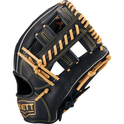 ゼット 一般軟式グラブ オールラウンド用 ソフトステア 右投げ 軟式野球グローブ ブラック/パステルブラウン BRGB35520F-1932-LH