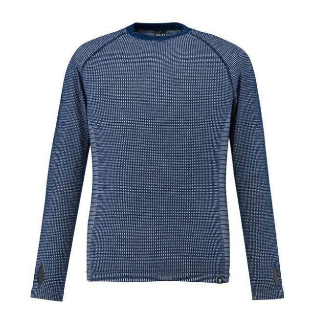 ミレー ワッフル ウール クルー メンズ ベースレイヤー MIV01905-N7317