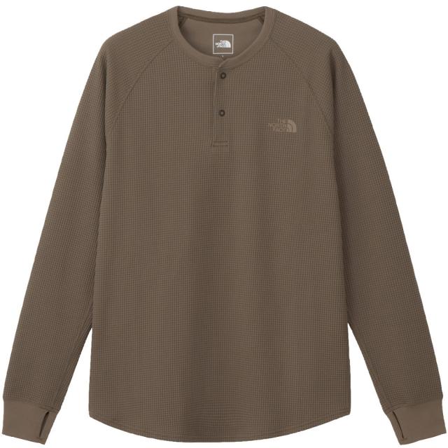 2025年秋冬 新色 ノースフェイス フリーランワッフルクルー メンズ 長袖 シャツ トープ NT62394-T ザ・ノース・フェイス