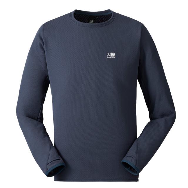 カリマー オクタ サーマルクルー メンズ ミドルレイヤー ミッドナイト 101595-5040