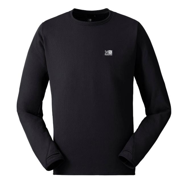 カリマー オクタ サーマルクルー メンズ ミドルレイヤー ブラック 101595-9000