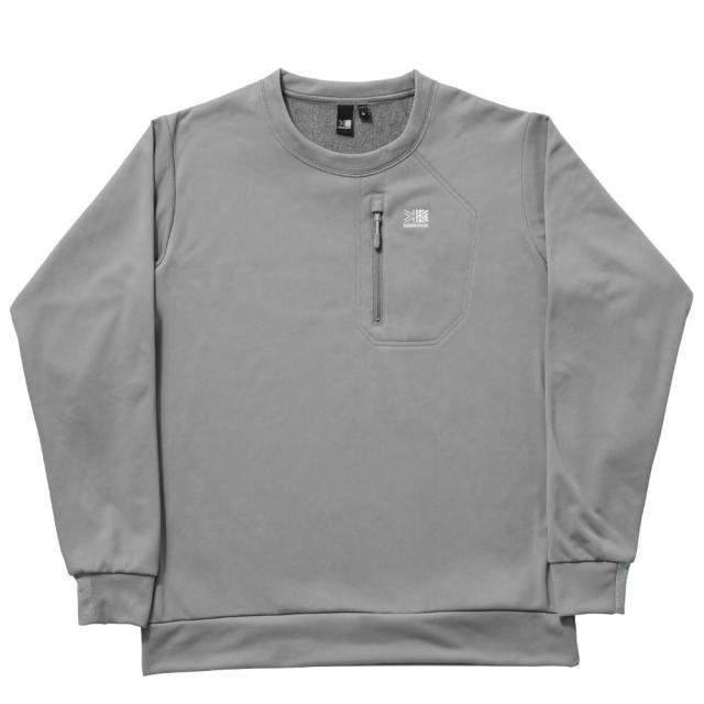 カリマー オクタ スウェット クルー メンズ グレー 101609-1100