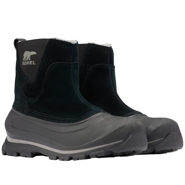 ソレル スノーブーツ メンズ バクストンプルオン ウォータープルーフ ブラック NM5182-010