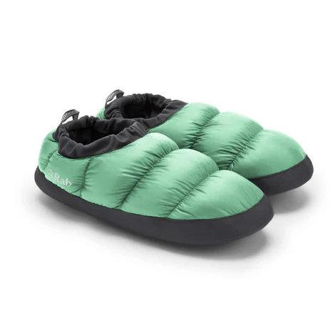 Rab ラブ ダウンスリッパ Down Hut Slipper メンズ レディース Dark Fig Green QAJ03-DFG