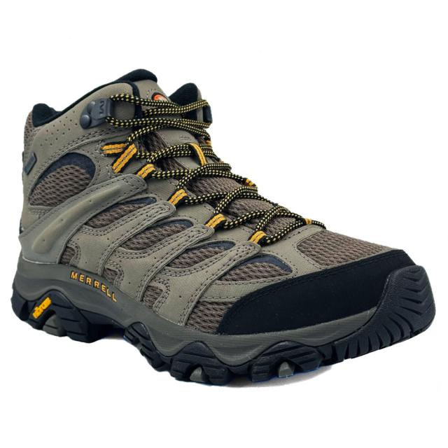 メレル モアブ 3 シンセティック ミッド ゴアテックス ワイド ワイズ メンズ トレッキングシューズ ミドルカット ウォルナット M500639W