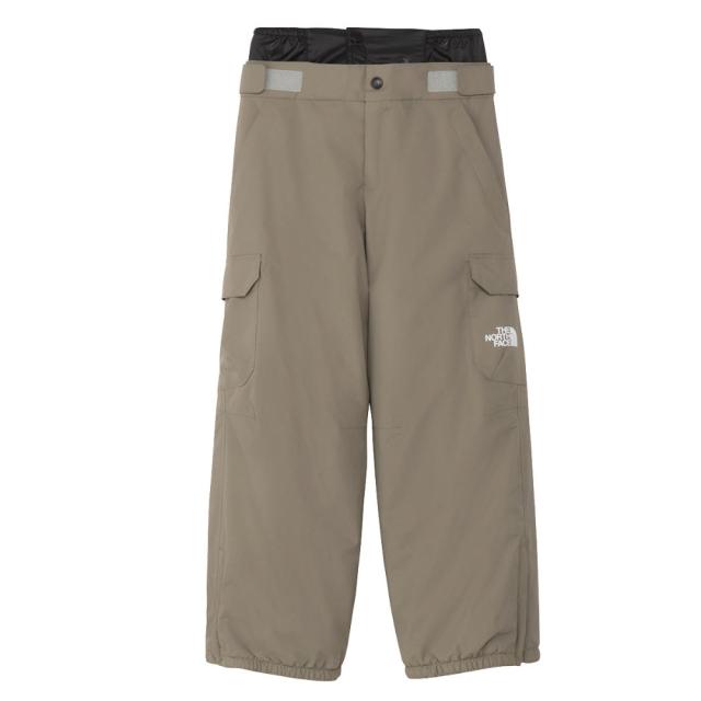 ザ・ノース・フェイス スノーオーバーパンツ キッズ スノーウェア マッシュルーム NSJ62504-MR