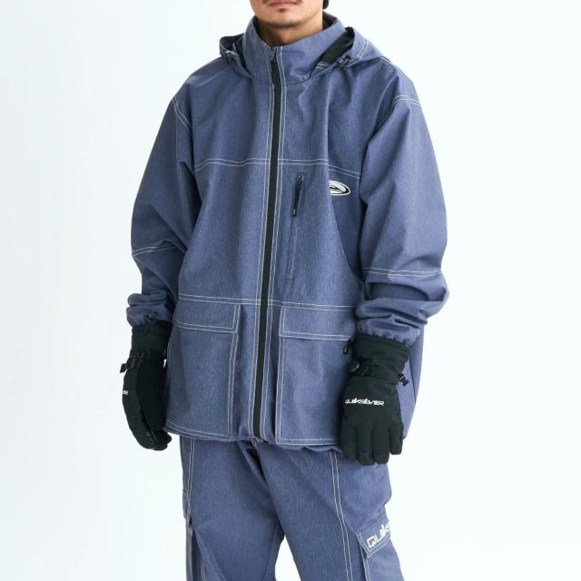 25-26 クイックシルバー スノーボードウェア スノーボードジャケット メンズ QUIK JEAN JK QJK253408-BZM0