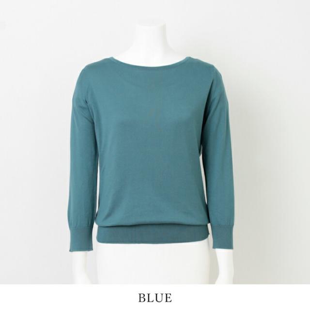 送料無料 ジョンスメドレー S4439 ボートネック バックオープン プル