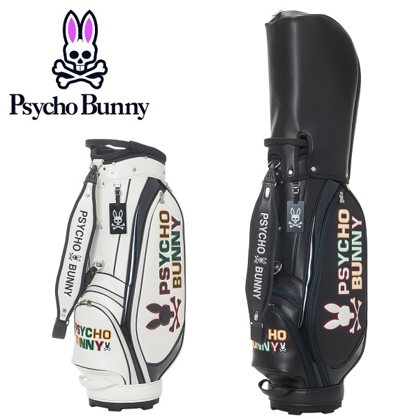 サイコバニー ゴルフ キャディバッグ カートキャディバッグ LOGOART Psycho Bunny PBMG5FC4