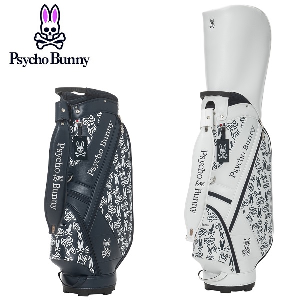 サイコバニー ゴルフ キャディバッグ カートキャディバッグ MONOGRAM Psycho Bunny PBMG5FC5