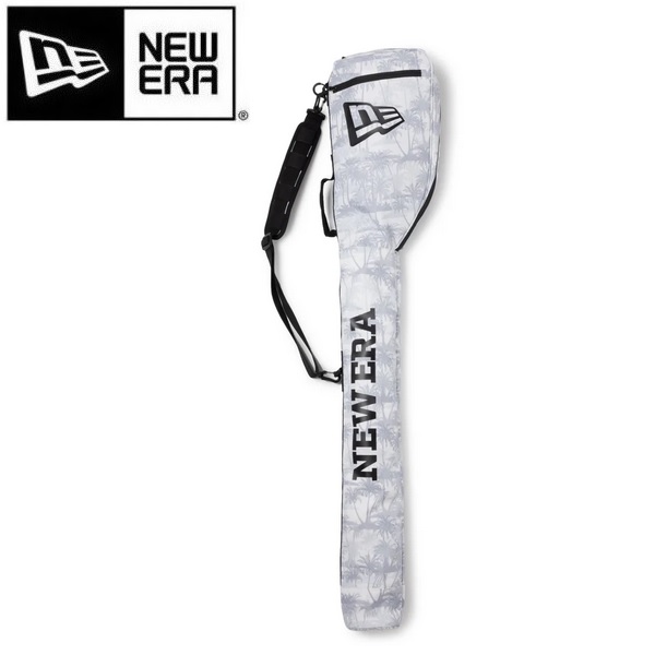 ニューエラ ゴルフ クラブケース レンジケース ワードマークロゴ パームツリーカモホワイト × ブラック NEWERA (14393705)
