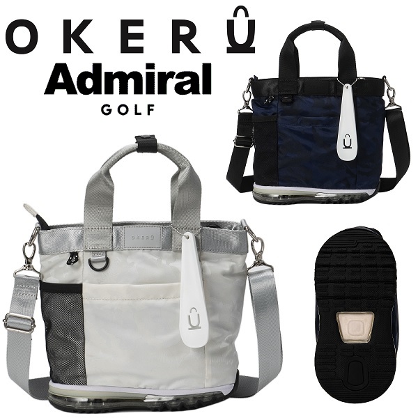 オケル ラウンドバッグ アドミラル ゴルフ コラボレーション タイプP AD メンズ レディース 2025年モデル OKERU Admiral OKMGAD5S TYPE-P