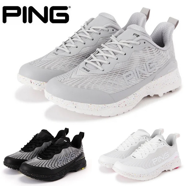 ピン ゴルフシューズ アリゾナ オールラウンダー スパイクレス シューレース メンズ 日本正規品 2025 Arizona Allrounder Shoes PING 621-5992203