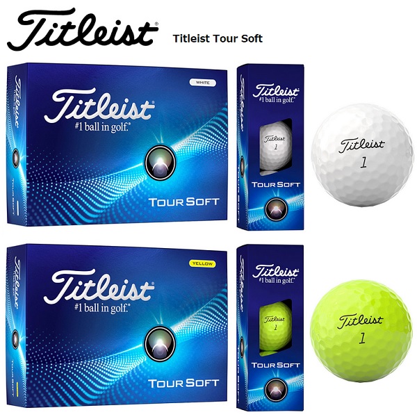 タイトリスト ゴルフボール ツアーソフト 1ダース 12個入り 新品 日本正規品 Titleist Tour Soft 2024年発売の通販は ...