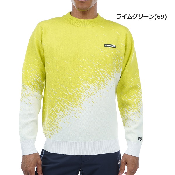アドミラル ゴルフ メンズ スタートレイルジャカード モックネック