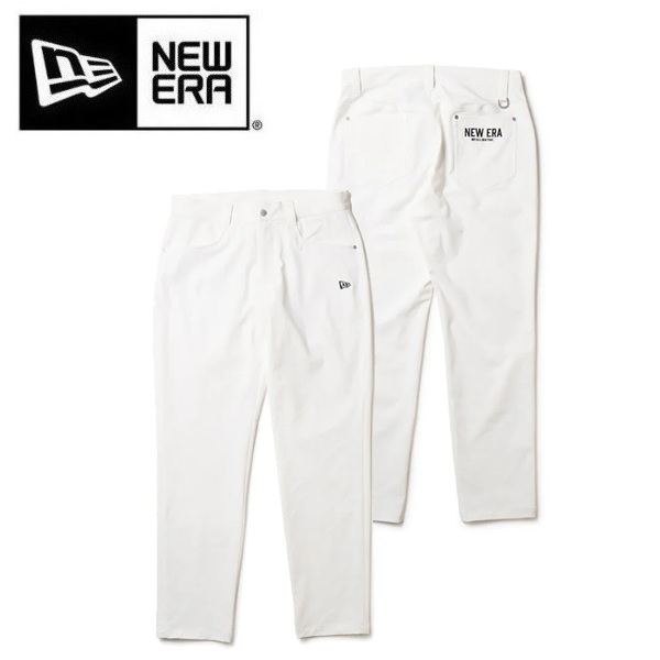 ニューエラ ゴルフ パンツ テーパード ストレッチパンツ オフホワイト NEW ERA (14669842) 2025年秋冬モデル