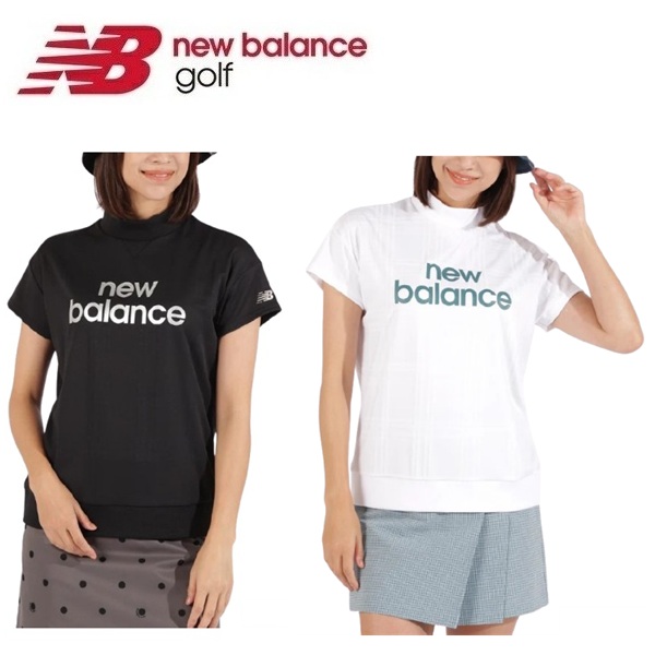 ニューバランス ゴルフ レディース UVカット 半袖 モックネック プルオーバー  New Balance Golf 012-5166512 2025年春夏モデル