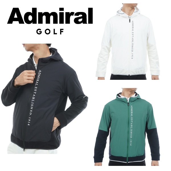 アドミラル ゴルフ メンズ  ハイブリッドフーディー ADMIRAL GOLF ADMA577 2025年秋冬モデル