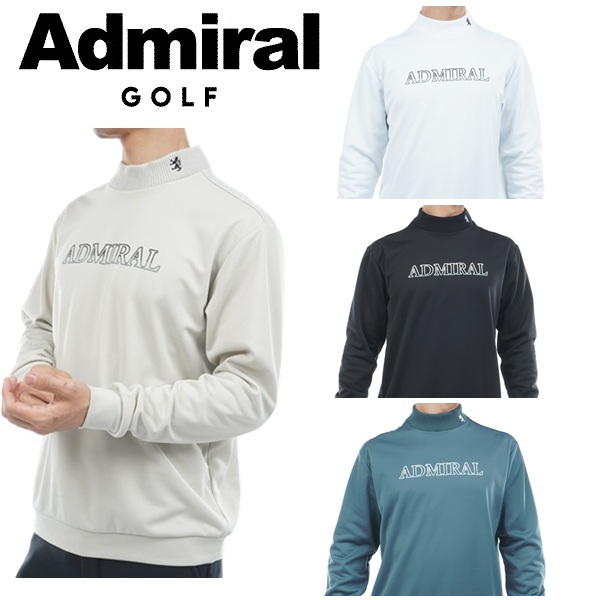アドミラル ゴルフ メンズ ホカタッチ モックネックスウェット ADMIRAL GOLF ADMA586 2025年秋冬モデル