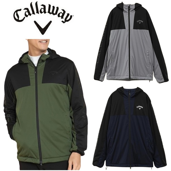 キャロウェイ ゴルフ メンズ ブルゾン スターストレッチ フルジップ フーディ ブルゾン Callaway Golf  C24215106