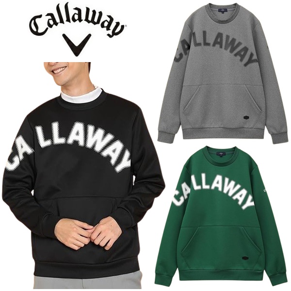 キャロウェイ ゴルフ メンズ スウェット ロゴプリントダンボールスウェット Callaway Golf C24217106