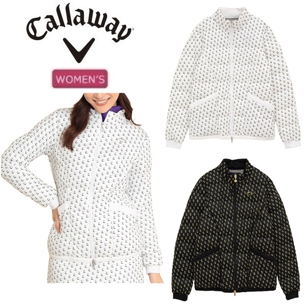 キャロウェイ ゴルフ レディース ブルゾン スターストレッチプリント中綿ブルゾン Callaway Golf C23215205