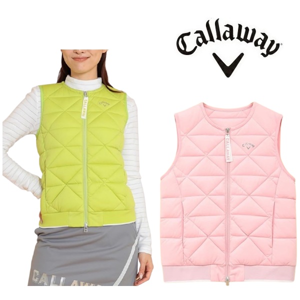 キャロウェイ ゴルフ レディース ベスト スターストレッチ フルジップ 中綿ベスト Callaway Golf C24216202