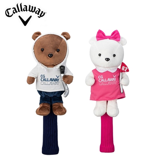 キャロウェイ ゴルフ ヘッドカバー ベア ヘッドカバー SS 24 JM  ドライバー用 Callaway Golf (5524158) (5524159)