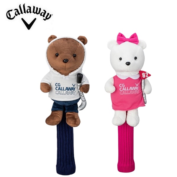 キャロウェイ ゴルフ ヘッドカバー ベア ヘッドカバー SS 24 JM  フェアウェイ用 Callaway Golf (5524160) (5524161)
