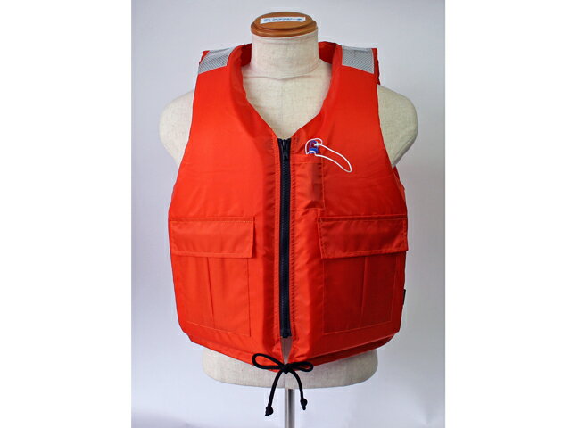 ライフジャケット 作業用救命衣 背抜き型 小型船舶用救命胴衣 釣り 船舶検査対応 国交省認定品 タイプA 検定品 桜マーク付 取り寄せ商品 日本救命器具 津波対策