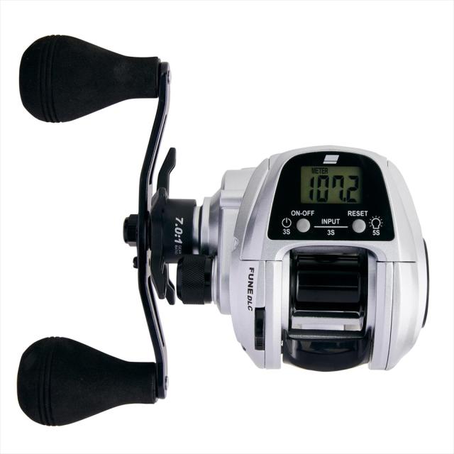 アブガルシア デジタルカウンター付リールFUNE DLC H-L 左ハンドル(abu-005600)｜タイラバ 鯛カブラ マダイ 船 カワハギ イカメタル メバル アジ ライトゲーム 釣具 両軸リール フライデー 遠里 リール 船釣りおり釣具 フィッシングツール 釣具 釣り具 つり具 つり 釣り 海