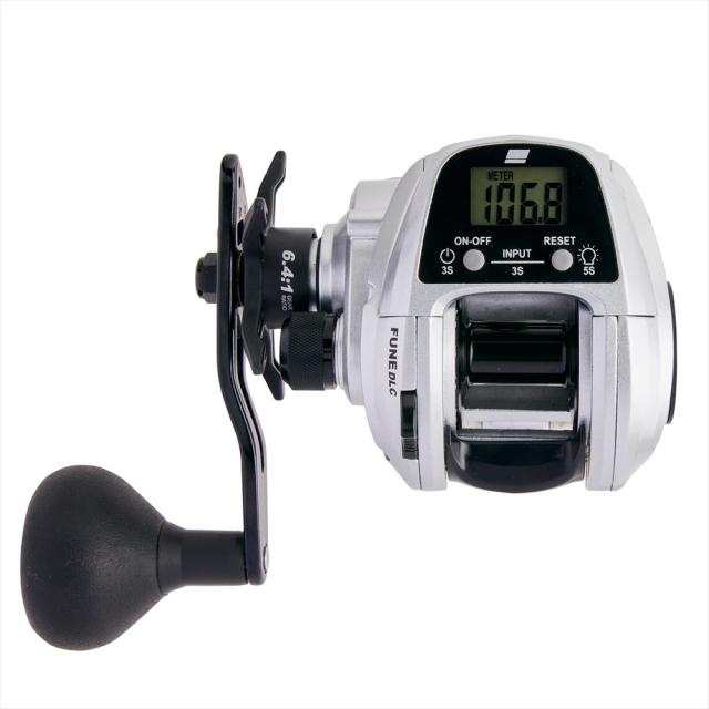 アブガルシア デジタルカウンター付リール FUNE DLC MHP-L 左ハンドル(abu-005655)｜タイラバ 鯛カブラ マダイ 船 カワハギ イカメタル メバル アジ ライトゲーム 釣具 両軸リール フライデー 遠里 リール 船釣りおり釣具 フィッシングツール 釣具 釣り具 つり具 つり 釣り 海