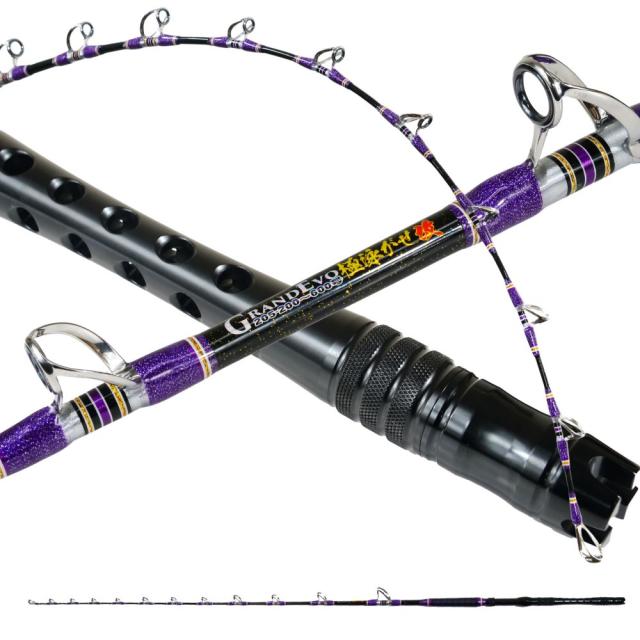 ゴクスペ Grandevo 極泳がせ改 205(200〜600号)(goku-961963)｜泳がせ ノマセ 大物 怪魚 カンパチ ヒラマサ キハダ マグロ クロマグロ 黒マグロ 船 オフショア Gokuspe クエ イシナギ カンナギ ウインチ 釣り リアルワンピース