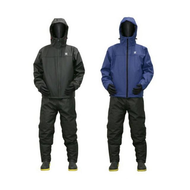 ルキア 防水防寒 ウィンターPUゲームスーツ上下セット WBA2405(hd-wba2405)｜船釣り オフショア イカ釣り イカメタル 釣具 釣具ウェア フィッシングウェア 防寒パンツ 防水パンツ サロペットパンツ