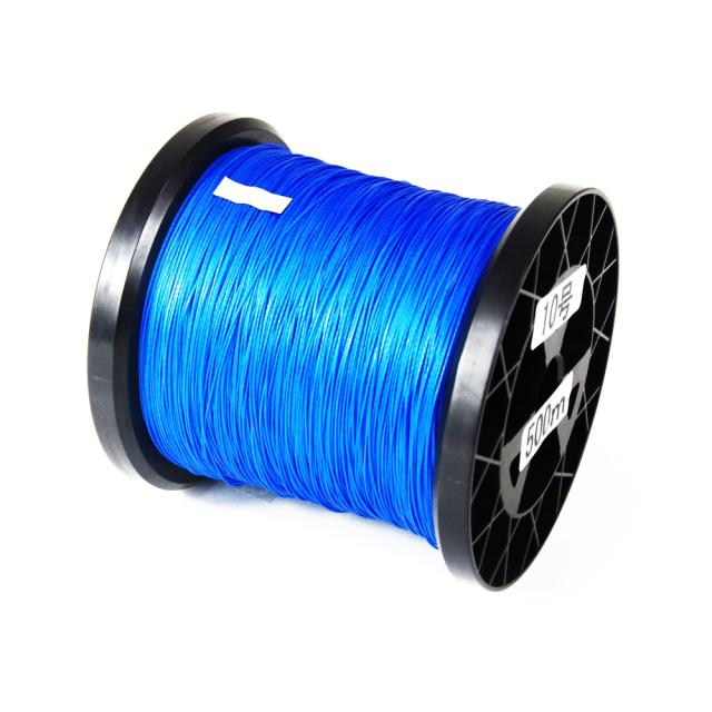 ラインシステム キャスティングにおすすめ 国産PE8本撚り 単色 ブルー 10号500ｍ(line-pex8-10-500)｜ライトジギング シーバス ライトショアジギング 船釣り PEライン 船釣り道糸 道糸
