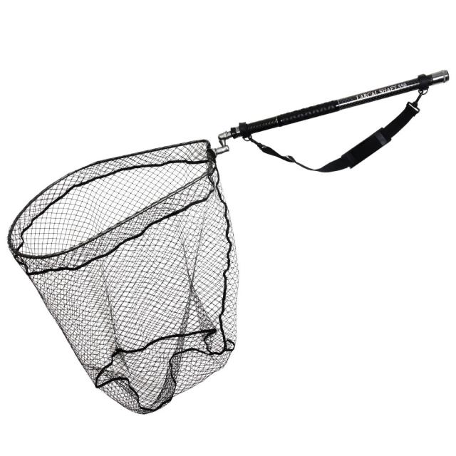 おり釣具 カーボン玉の柄 ラーカルシャフト ランディングネット(タモ網)セット 5.5M ネットサイズL  強化フレーム ラバーネット (netset-002)｜オカッパリ ランディング ポール ロング シャフト 柄 ギャフ 磯玉 チヌ グレ シーバス スズキ イカ エギング 磯 波止 海 釣り