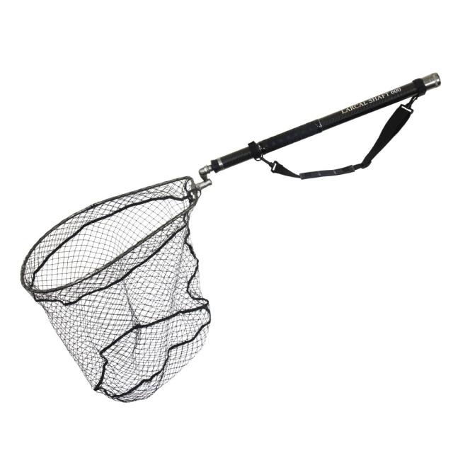 おり釣具 カーボン玉の柄 ラーカルシャフト 折りたたみランディングネット(タモ網)セット 6M サイズM ガンメタ/ブルー/レッド(netset-022)｜オカッパリ ランディング ポール ロング シャフト 柄 ギャフ 磯玉 チヌ グレ シーバス スズキ イカ エギング 磯 波止 海 釣り