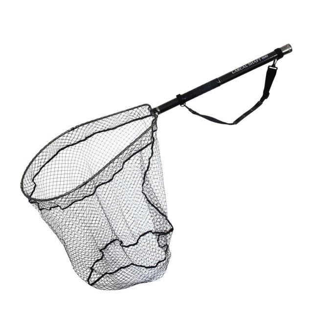 おり釣具 カーボン玉の柄 ラーカルシャフト 6M ＆ 折りたたみ ランディングネット サイズＬ 2点セット(netset-040)｜オカッパリ ランディング ポール ロング シャフト 柄 ギャフ 磯玉 チヌ グレ シーバス スズキ イカ エギング 磯 波止 海 釣り